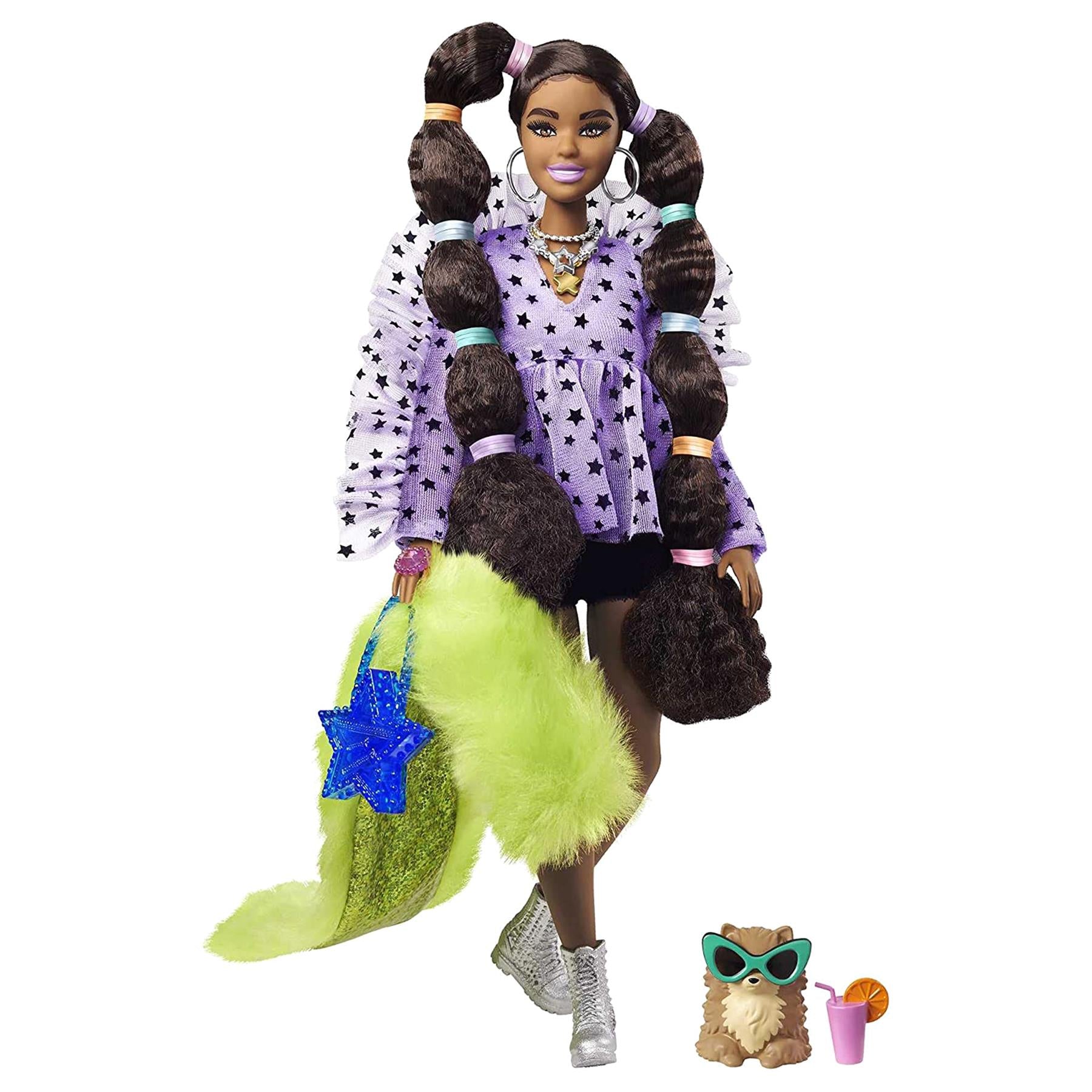 Barbie Extra Doll with Pigtails and Bobble Hair Playset – Clearance Center